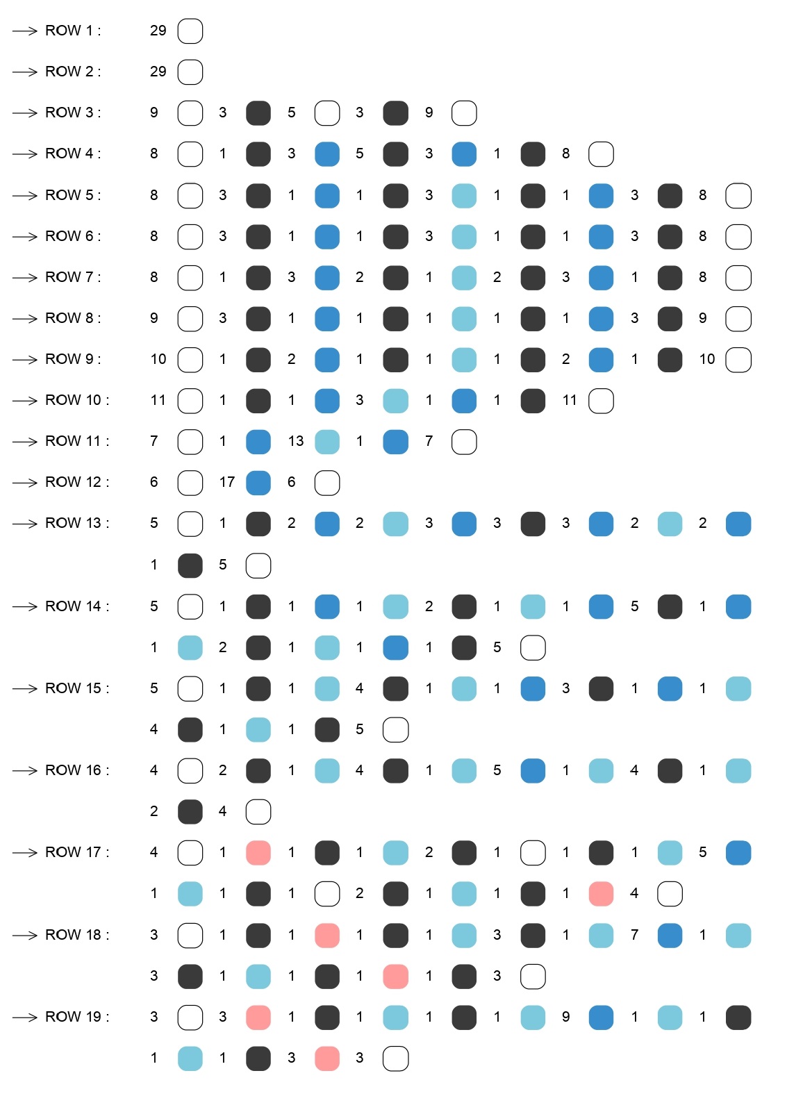 STITCH Pixel Grid Pattern for Crochet, Knitting, and Cross Stitch ...