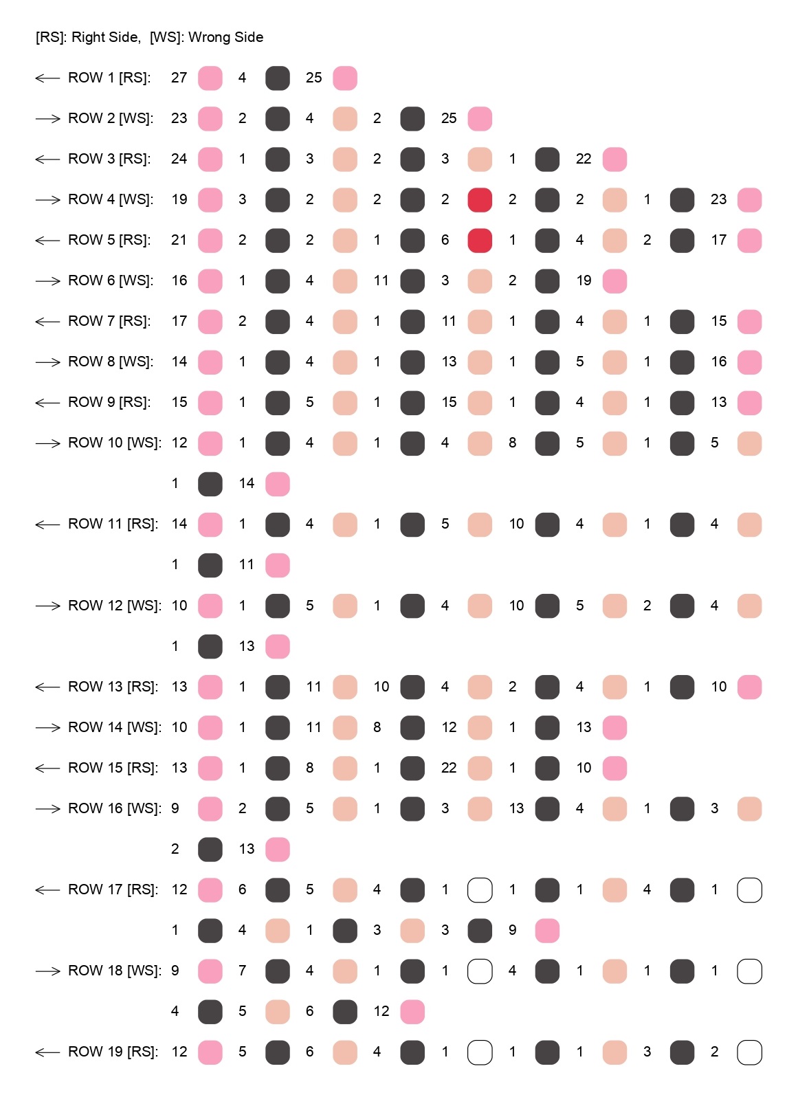 MINNIE MOUSE Pixel Grid Pattern for Crochet, Knitting, and Cross Stitch ...